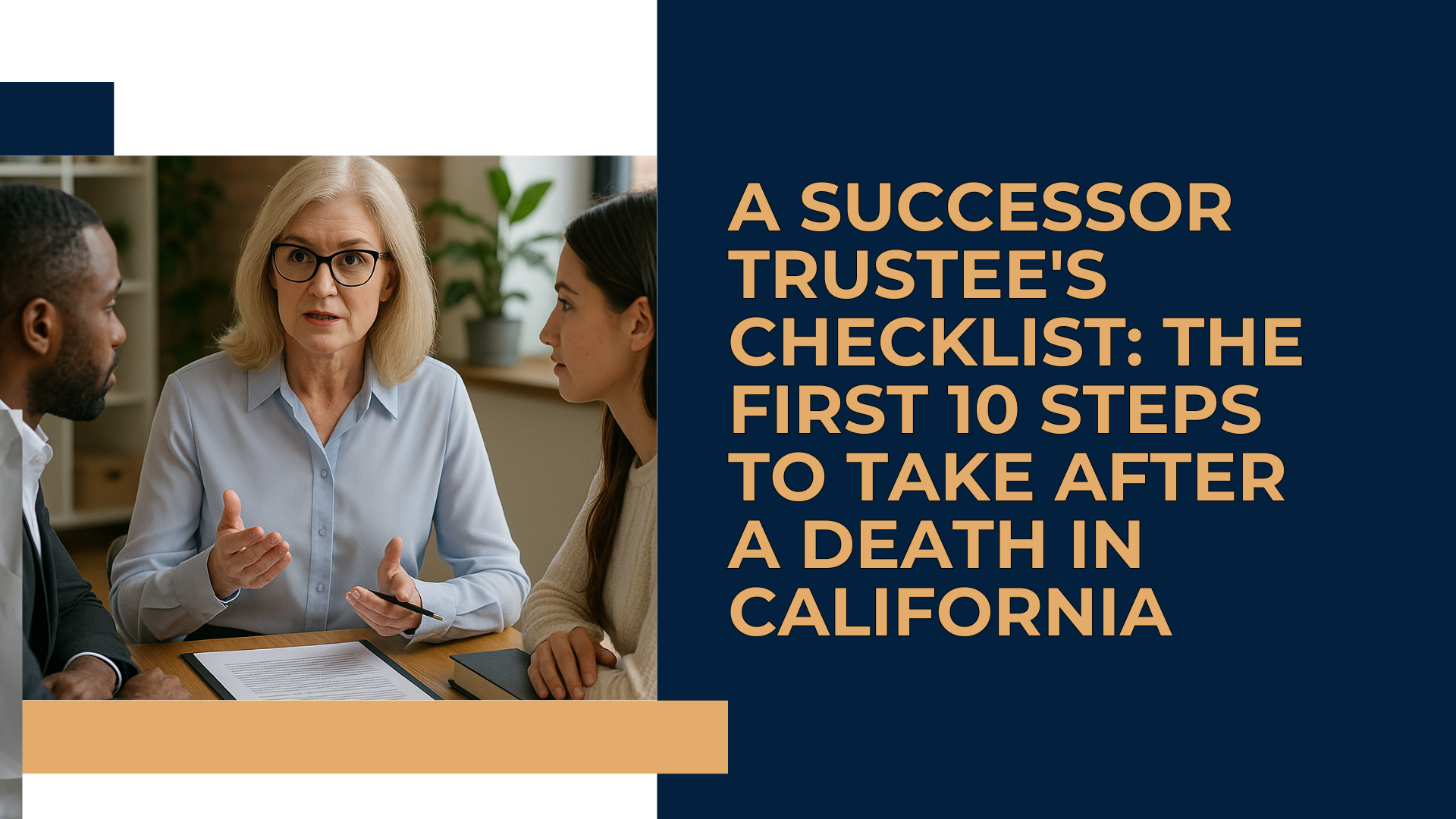 Successor Trustee's Checklist: Your Guide in California - Bay Legal PC